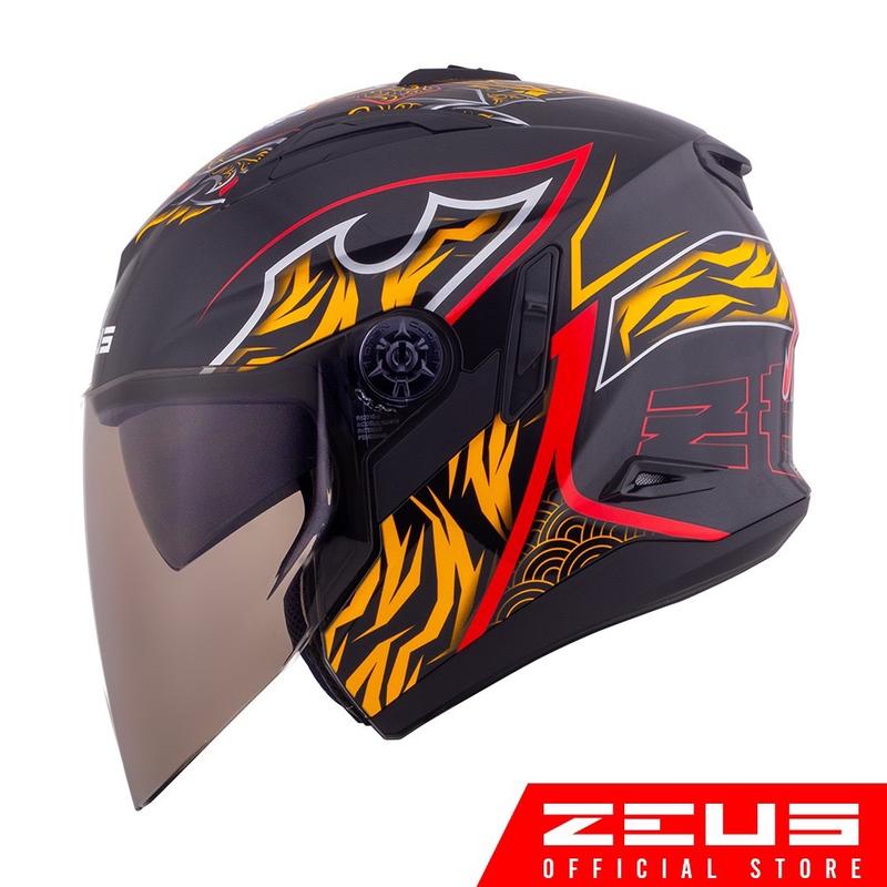 ZEUS ZS-613 Open Face 2 IN 1 Helmet Graphic - TikTok Shop Malaysia