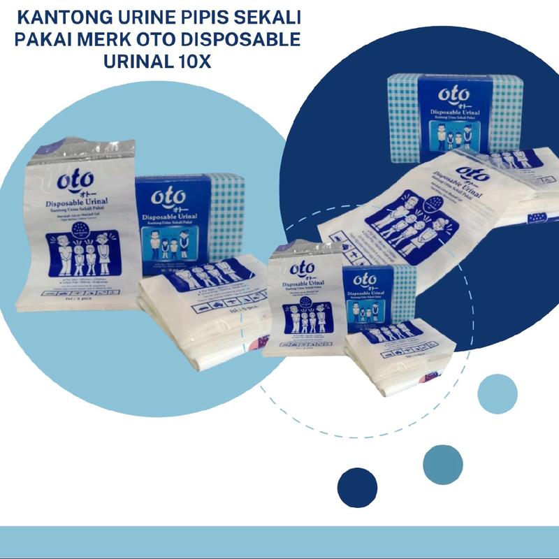 Kantong Urine Pipis sekali pakai merk OTO Disposable Urinal 10x - Shop | Tokopedia