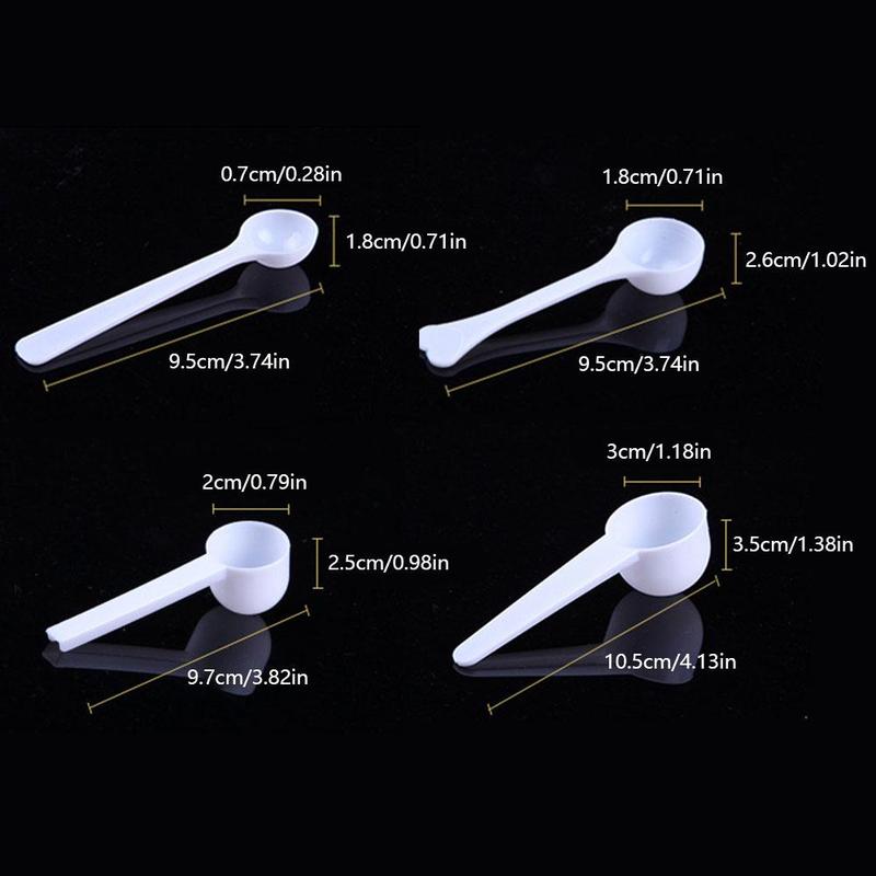 1g/3g/5g/10g Kitchen Quantitative Spoon Milk Powder Plastic Spoon ...