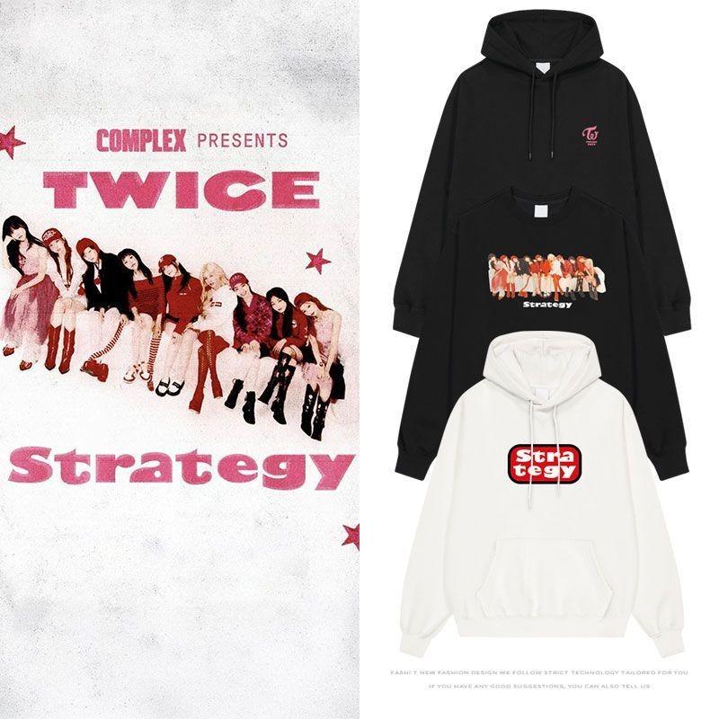 Kpop Twice STRATEGY Momo Mina Men/Women Hoodie Design Aid Clothing ...