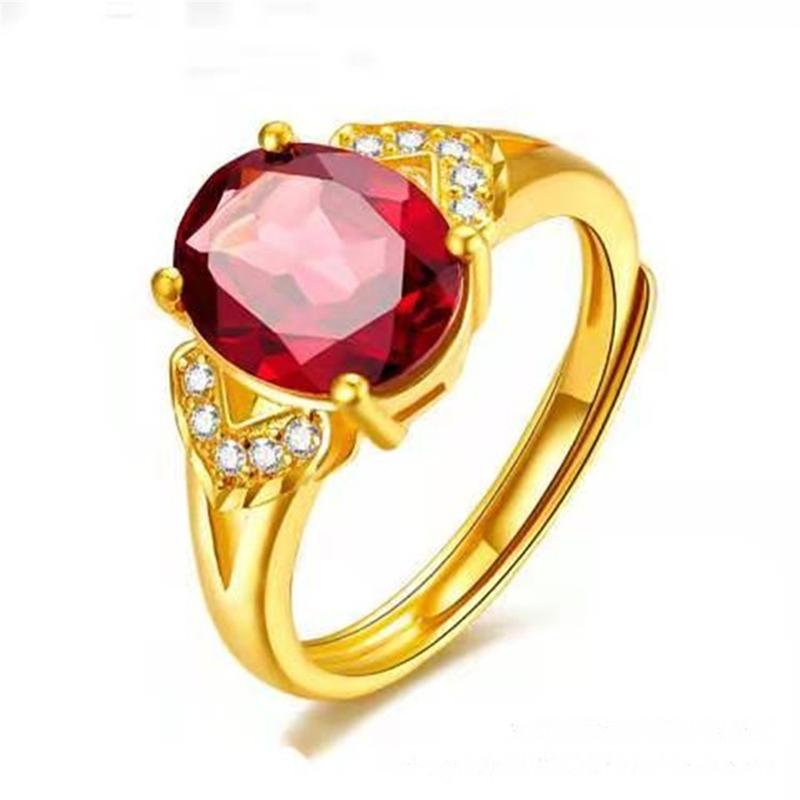 Cincin Perkahwinan, Emas Mewah, Untuk Wanita, Diperbuat daripada ...