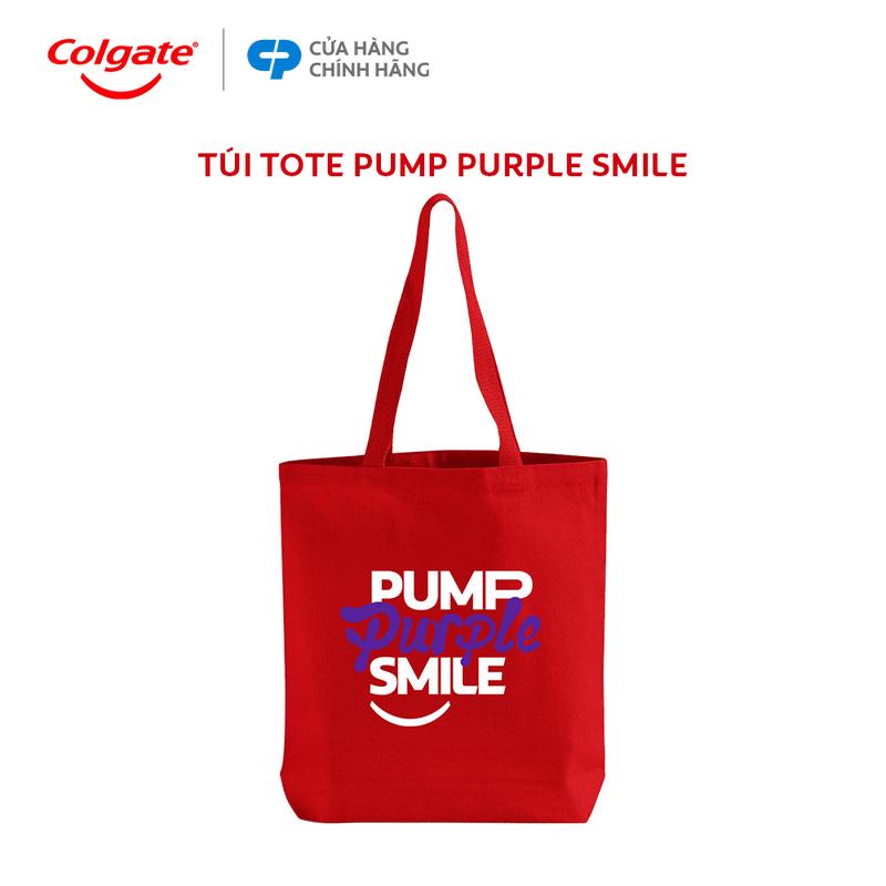 [HB Gift] Túi Tote Colgate Pump Purple Smile - TikTok Shop Vietnam