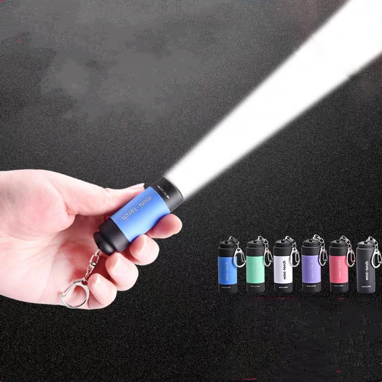 Led Mini Pocket Torch Lamp Portable USB Rechargeable Keychai - TikTok ...
