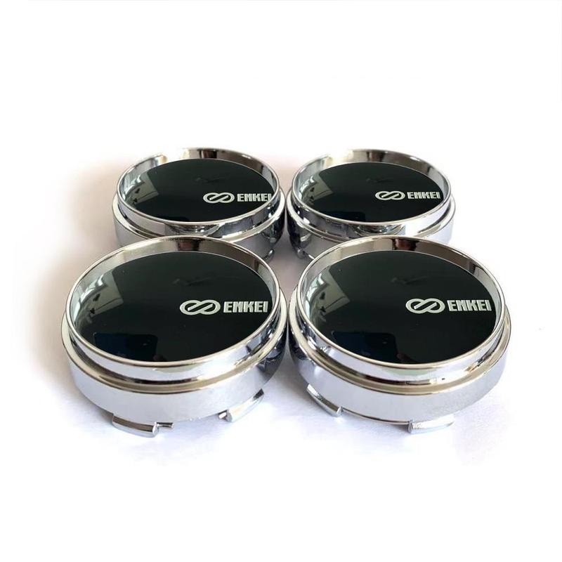 4PCS 66mm Enkei Wheel Center Caps - Hub Covers for Sports Wheels ...