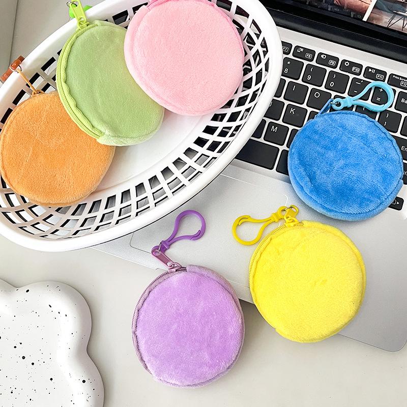 Dompet Syiling Bulat Mewah, Reka Bentuk Mudah, Warna Pepejal - TikTok ...