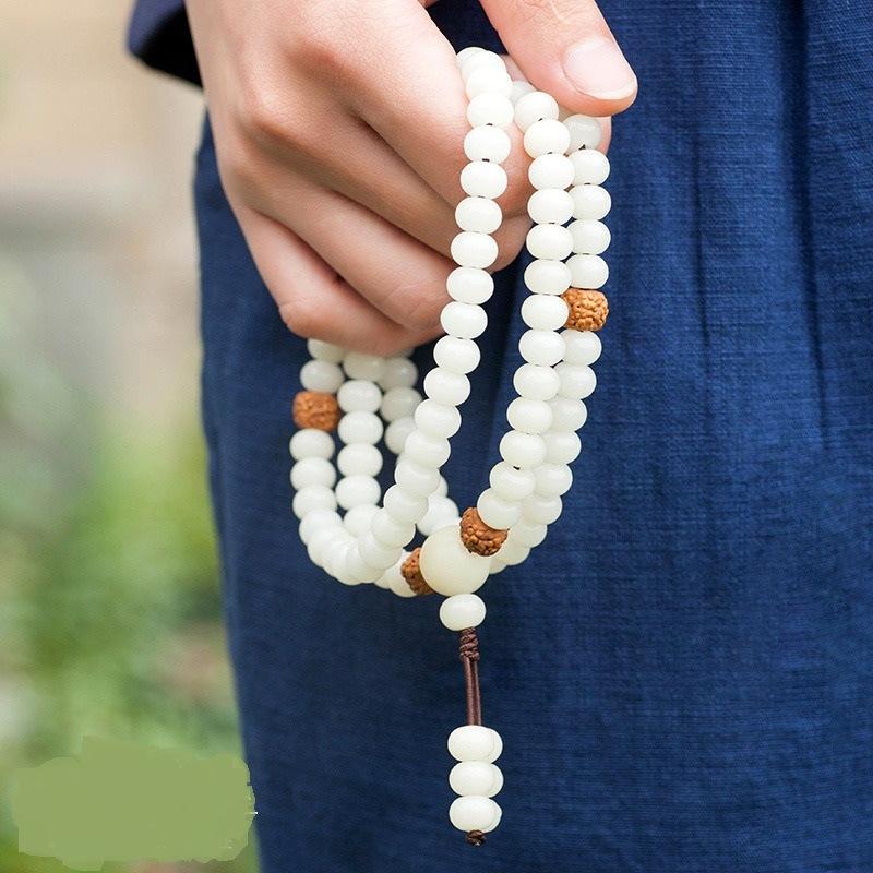 Bodhi - gelang Jed putih asli, 108 manik, biji Bodhi, Butik, - TikTok ...