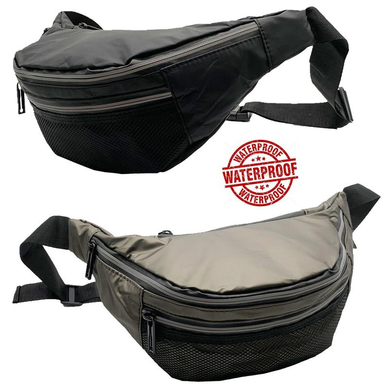Beg Pinggang Kalis Air Waterproof Material Moonlight Zipper Casual ...