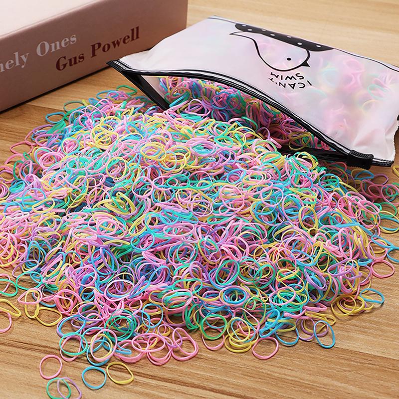 Gelang Getah Pakai Buang, Berwarna-warni, untuk Kanak-kanak Perempuan ...