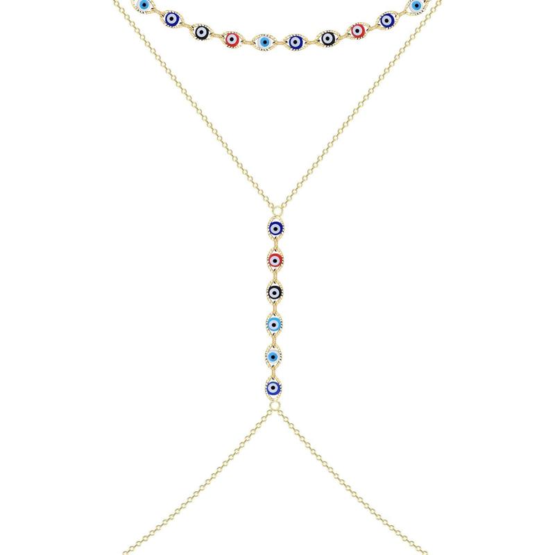 Evil Eye Body Chain Sexy Body Chain Bra Chain Jewelry for Women ...