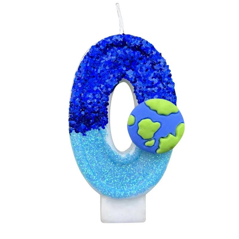 Earth Themed Candles Earth Candles Earth Birthday Candles Earth ...