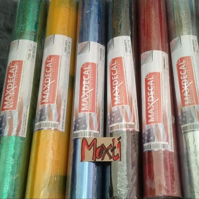 Promo Skotlet STICKER METERAN 45cmx1meter MAXDECAL 7300 transparan ...