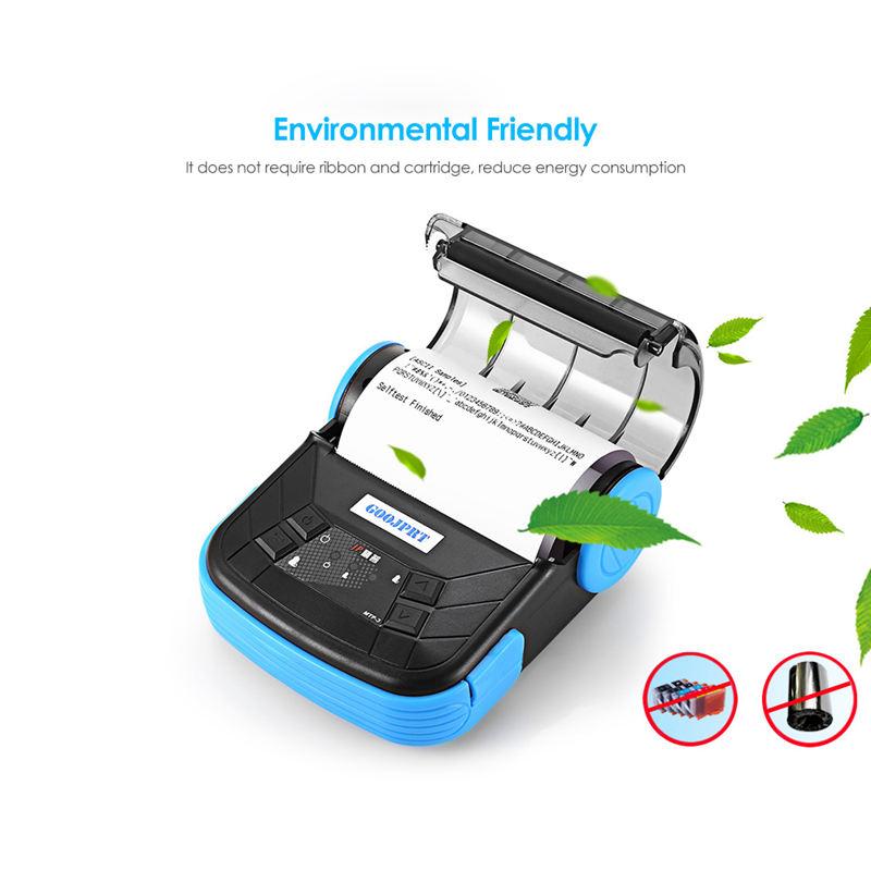 GOOJPRT MTP-3 80mm Bluetooth 2.0 Mini Thermal Printer Exquisite ...