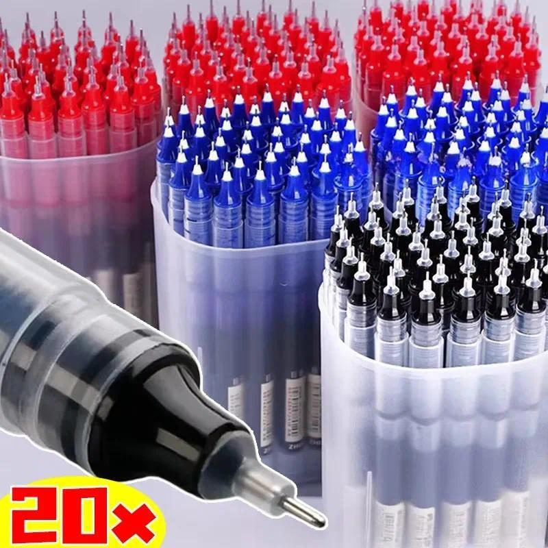 New 10/20Pcs High Quality Needle Type Gel Pens Straight Liquid - TikTok ...