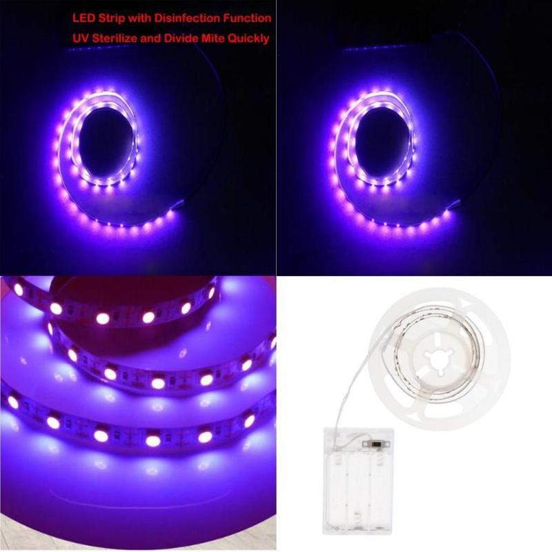UV Ultraviolet Purple LED Strip Lights Blacklight Tape Lamp Home ...