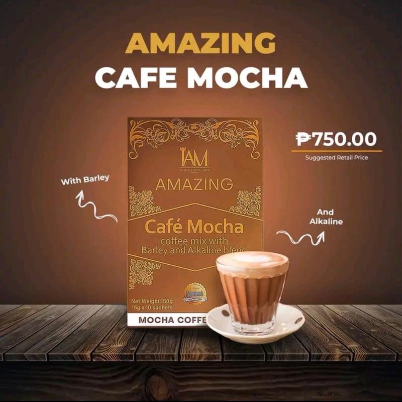 IAM Amazing Café Mocha With Barley And Alkaline Beverage Coffee ...