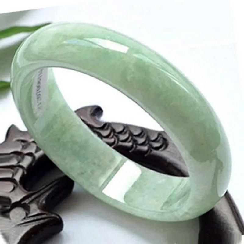 Gelang Tangan Wanita, Burma, diperbuat daripada jed hijau - TikTok Shop ...