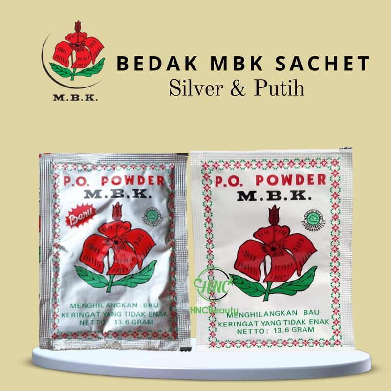 MBK M.B.K. Deodorant Bedak Sachet Putih | Silver 13.6gr - Penghilang ...