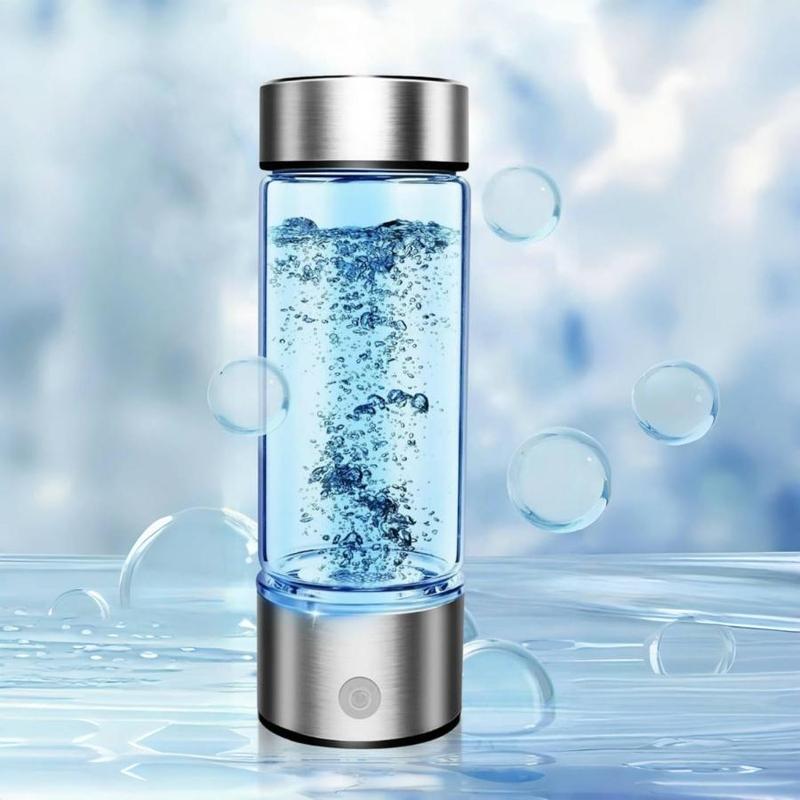Portable Hydrogen Water Bottle, USB Powered Hydrogen Water Generator ...