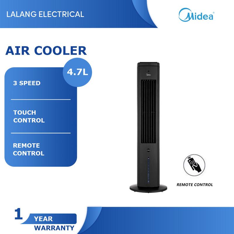 Midea Air Cooler 4.7L Touch and Remote Control MAC472R0BPK - TikTok Shop Malaysia