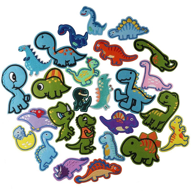 Decoration Pack of 26 Iron on Dinosaurs Patches Dinosaurs Felt - TikTok ...