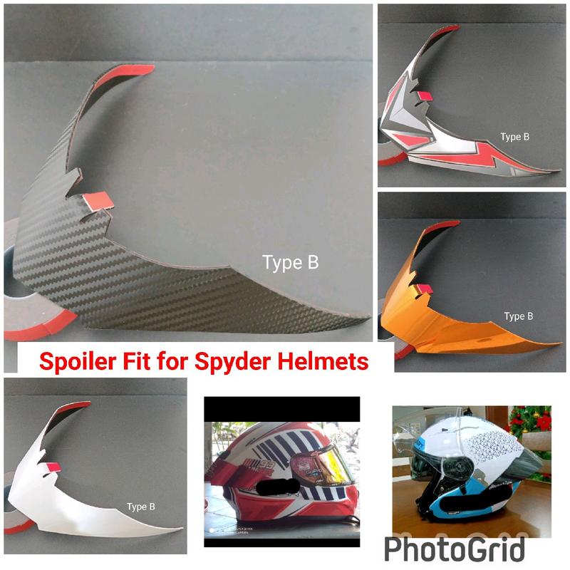 Spoiler Fit for Spyder Helmets (Universal) - TikTok Shop Philippines