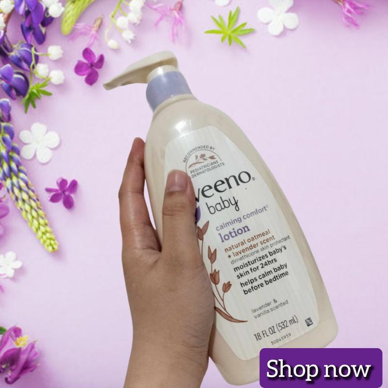 Avno baby calming comfort lotion natural oatmeal +lavender Scents ...