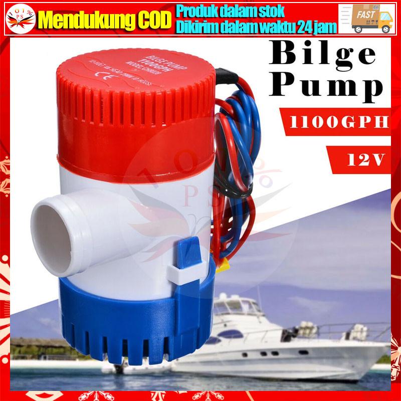 Pompa Air Celup Bilge Pump 1100GPH CH8028 DC 12V Submersible Pump Mini ...