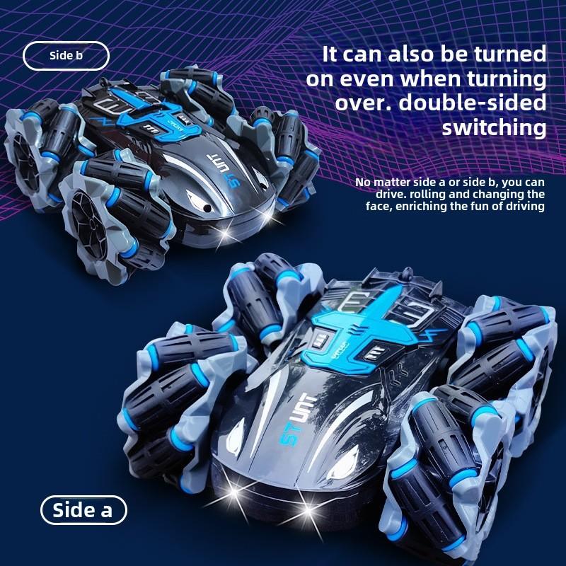 Double-Sided Remote-Control Automobile Four-Wheel Drive Ligh - TikTok ...