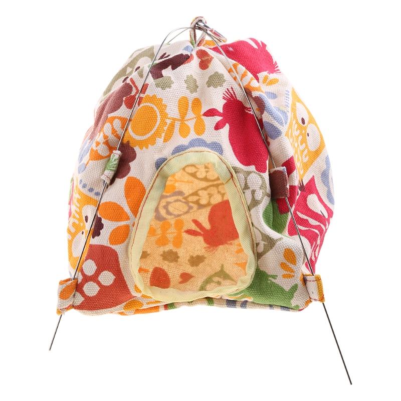 Parrot Snuggle Hut Tent Nest Bed with Hanging Hook for Parakeet ...
