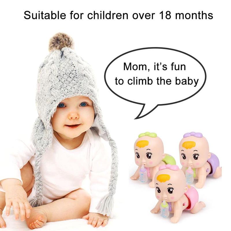 Electric Music Baby Crawl Toys Intelligent Doll Music Learn Toddlers ...