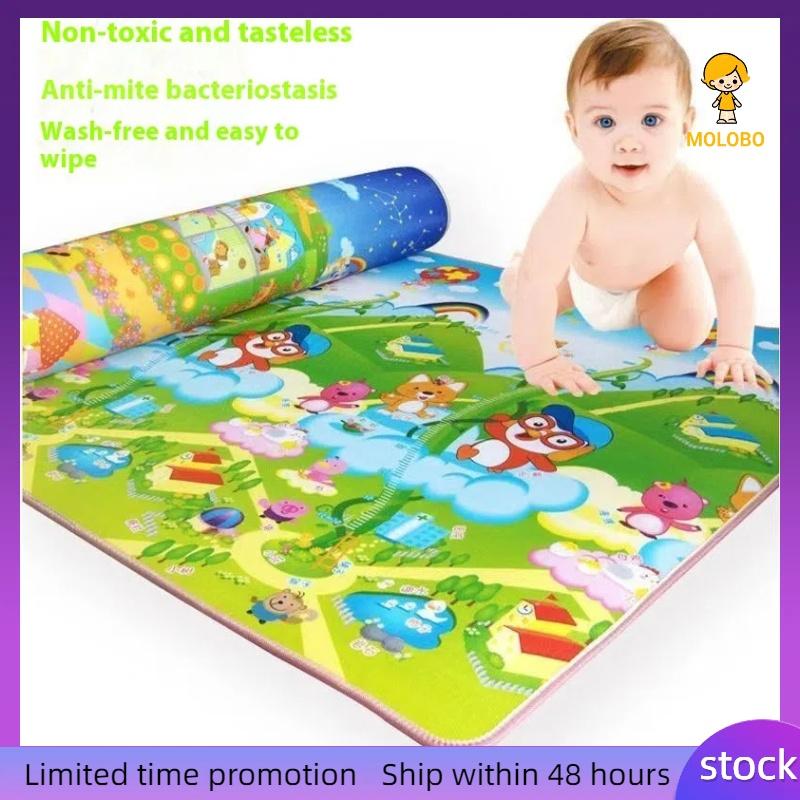 1.8 * 2m Children's Crawling Pad Large Size Double sided Pattern ...