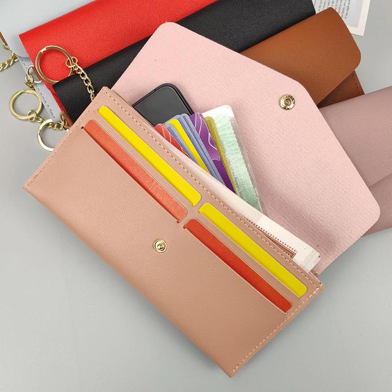 PU Coin Purses Fashion Dollars Foldable Long Wallets Multifunction ...