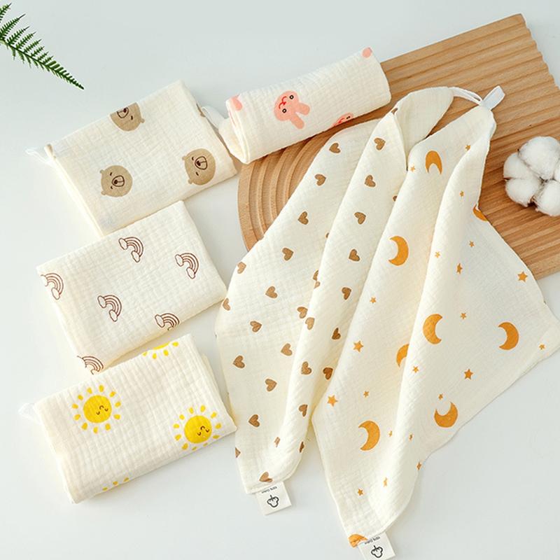 Tuala muka muslin bayi, untuk kulit halus, lembut dan menyerap ...