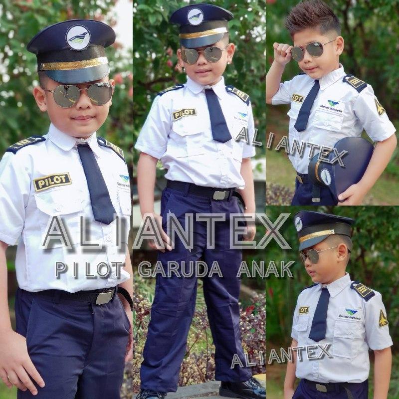 BAJU PROFESI PILOT ANAK/ BAJU PROFESI ANAK - Shop | Tokopedia