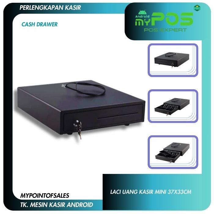 Jual Laci uang kasir cash drawer ukuran 37 X 33 cm merk VSC - hitam ...