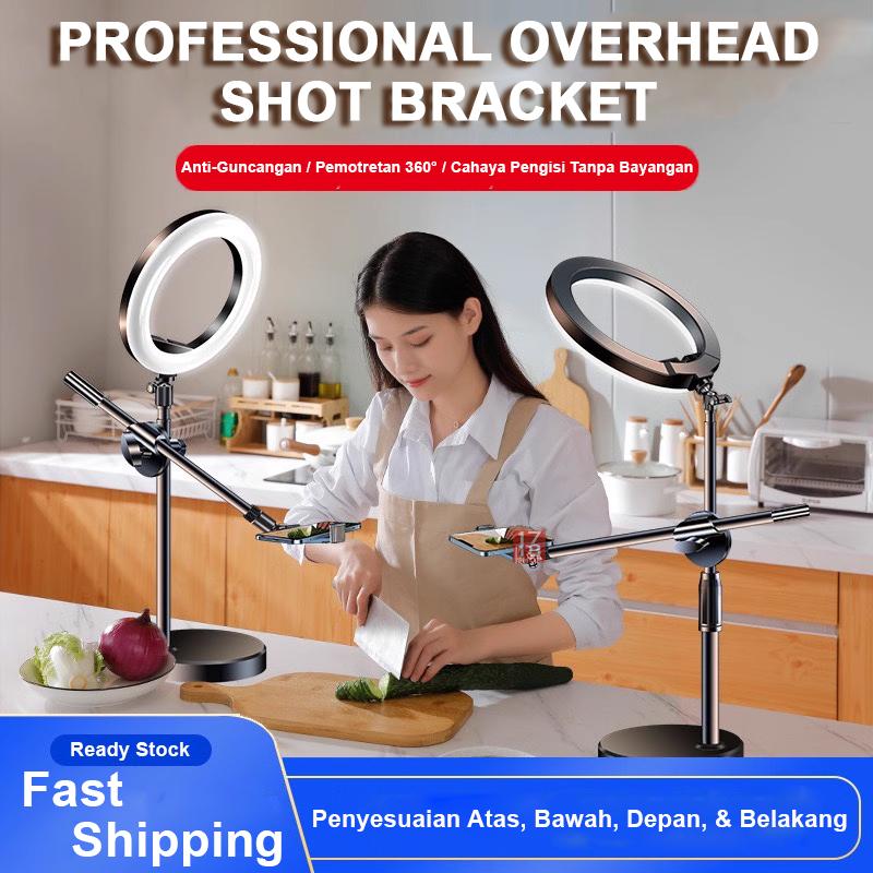 360 Ring Light Live Stand Over Head Phone Holder Desktop Single - Shop ...