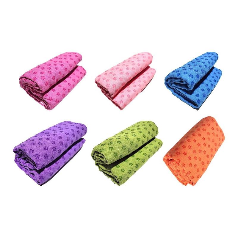 Hot Yoga Mat Towel Yoga Towel Non Slip Microfiber for Travel - TikTok ...