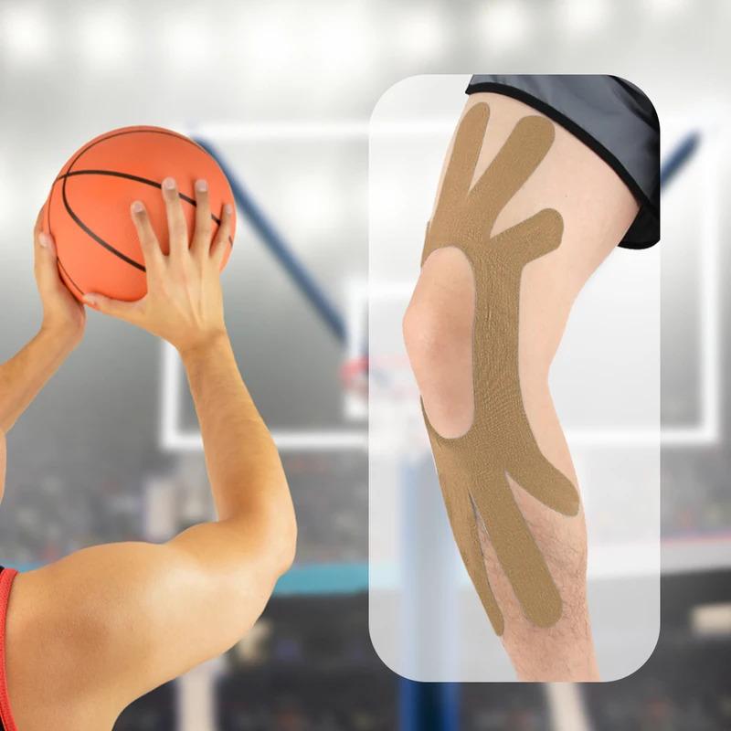 Knee Kinesiology Tape Athletic Tape Provide Support and Stability ...