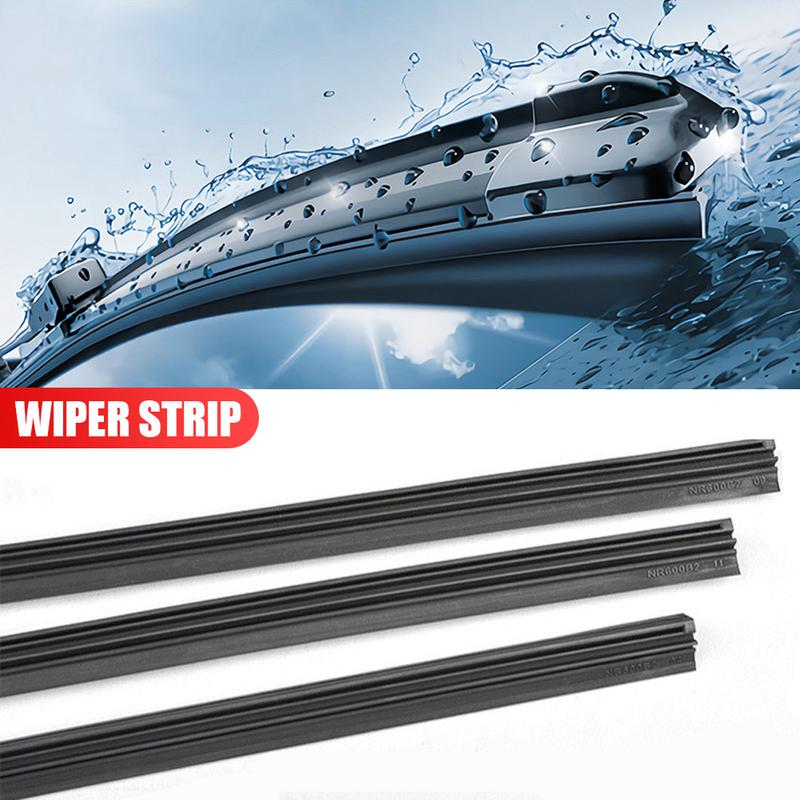 14" - 28" Car Wiper Blade Insert Natural Rubber Strip 10mm Windscreen ...