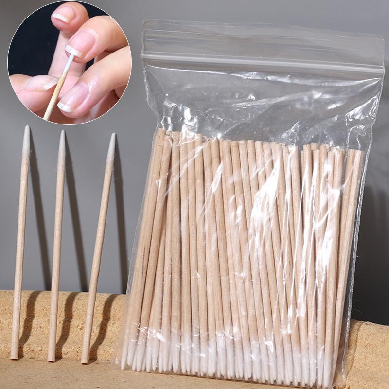 200pcs Single-ended Fine Cotton Swabs Disposable Cotton Swab - TikTok ...