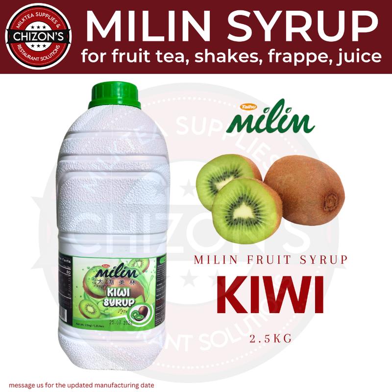MILIN Kiwi High Concentrate Fruit Syrup 2.5kg Shake, Juice, Tea ...