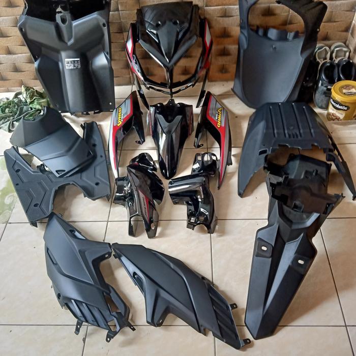Full body halus kasar Vario techno 110 karbu putih - full hitam - Shop ...