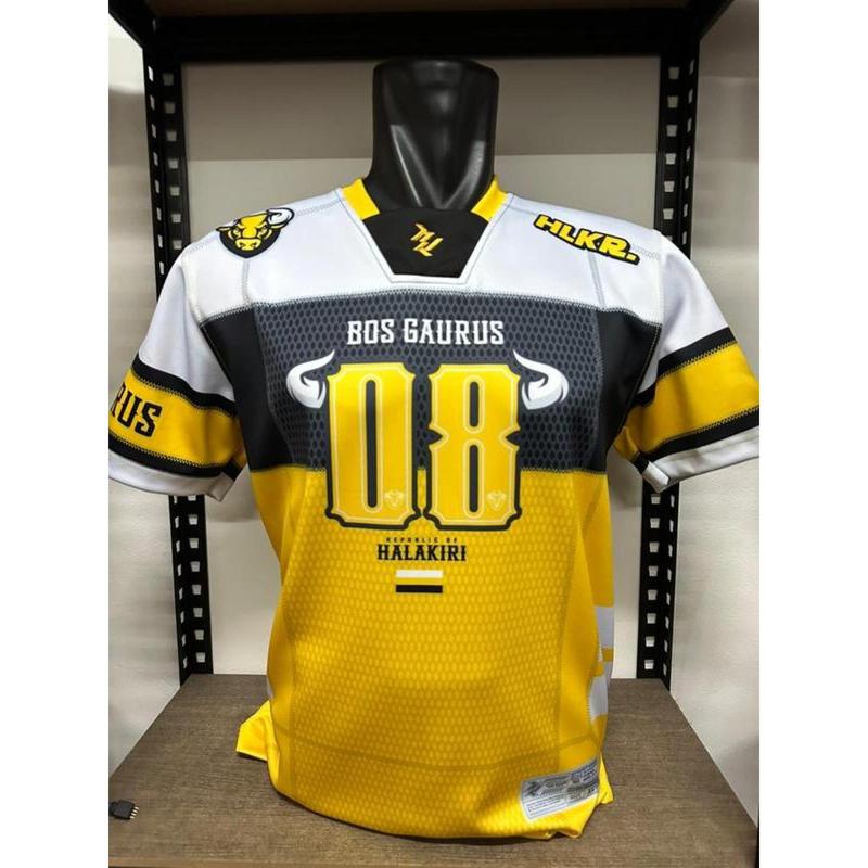 Jersi Perak HALAKIRI, dengan Sisipan NFL Sulaman, Bahan Lycr - TikTok ...
