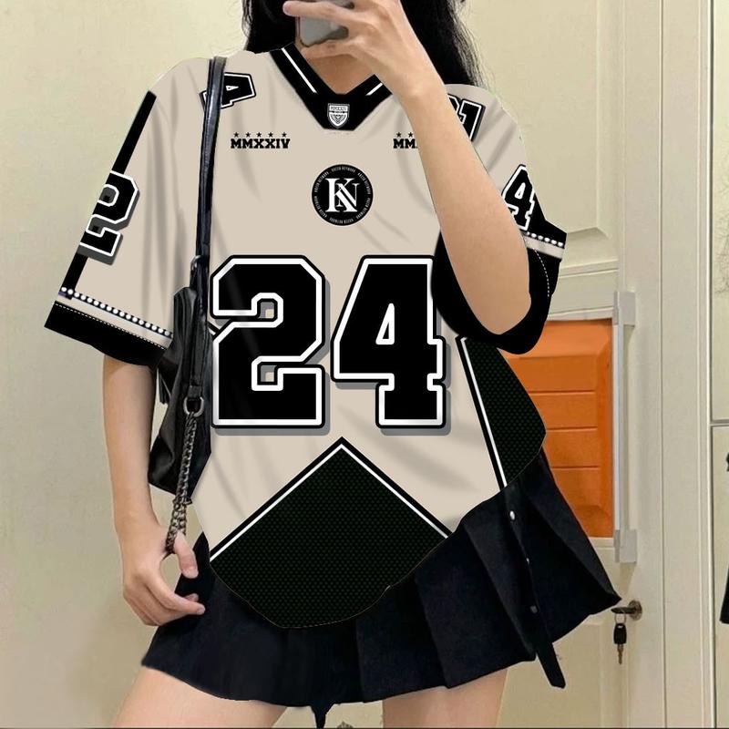 Jersi Edisi NFL, Kolar Retro Lengan Pendek Lelaki, Mikrofibe - TikTok ...