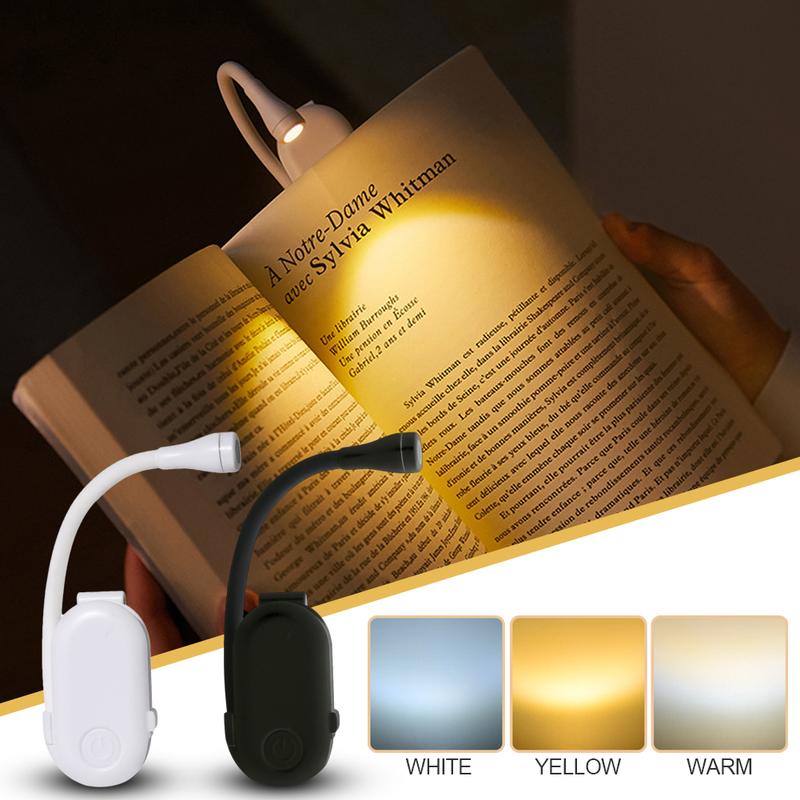 TK USB Charging Mini LED Eye Protection Book Night Light Adjustable ...