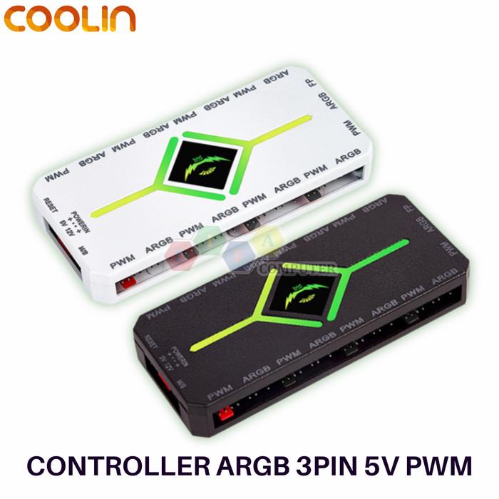 Controller ARGB 3 Pin 5V Remote 4 Pin PWM Fan Coolin - Shop | Tokopedia
