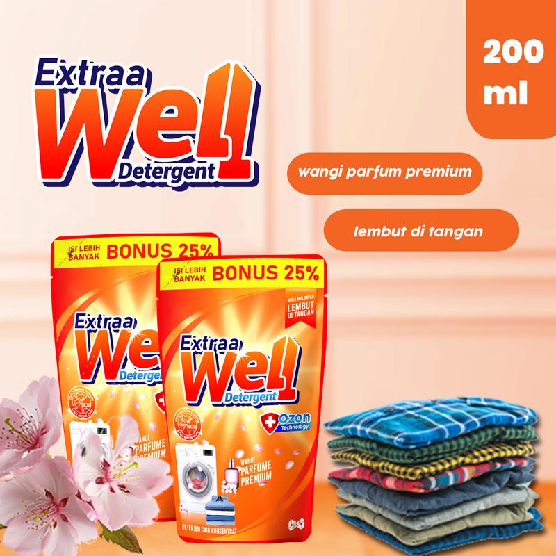 SABUN DETERJEN CAIR WELL 200 ml - Shop | Tokopedia