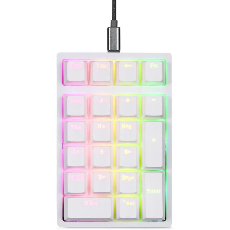 Mechanical Numeric Keypad Hot-Swap GATERON Wired Gaming Keyboards ...