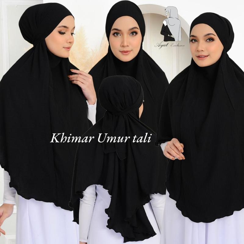 Khimar Tudung Labuh Umrah Purdah Ironless Bidang 60 3xl bil - TikTok ...