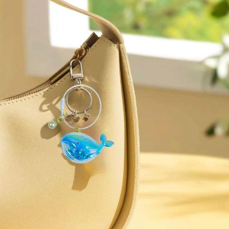 Whale Keychain Accessory Purse Pendant Doll Whale Keyring fo - TikTok ...